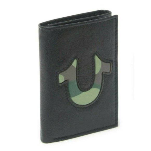 True Religion | Bags | New True Religion Mens Trifold Wallet Genuine ...